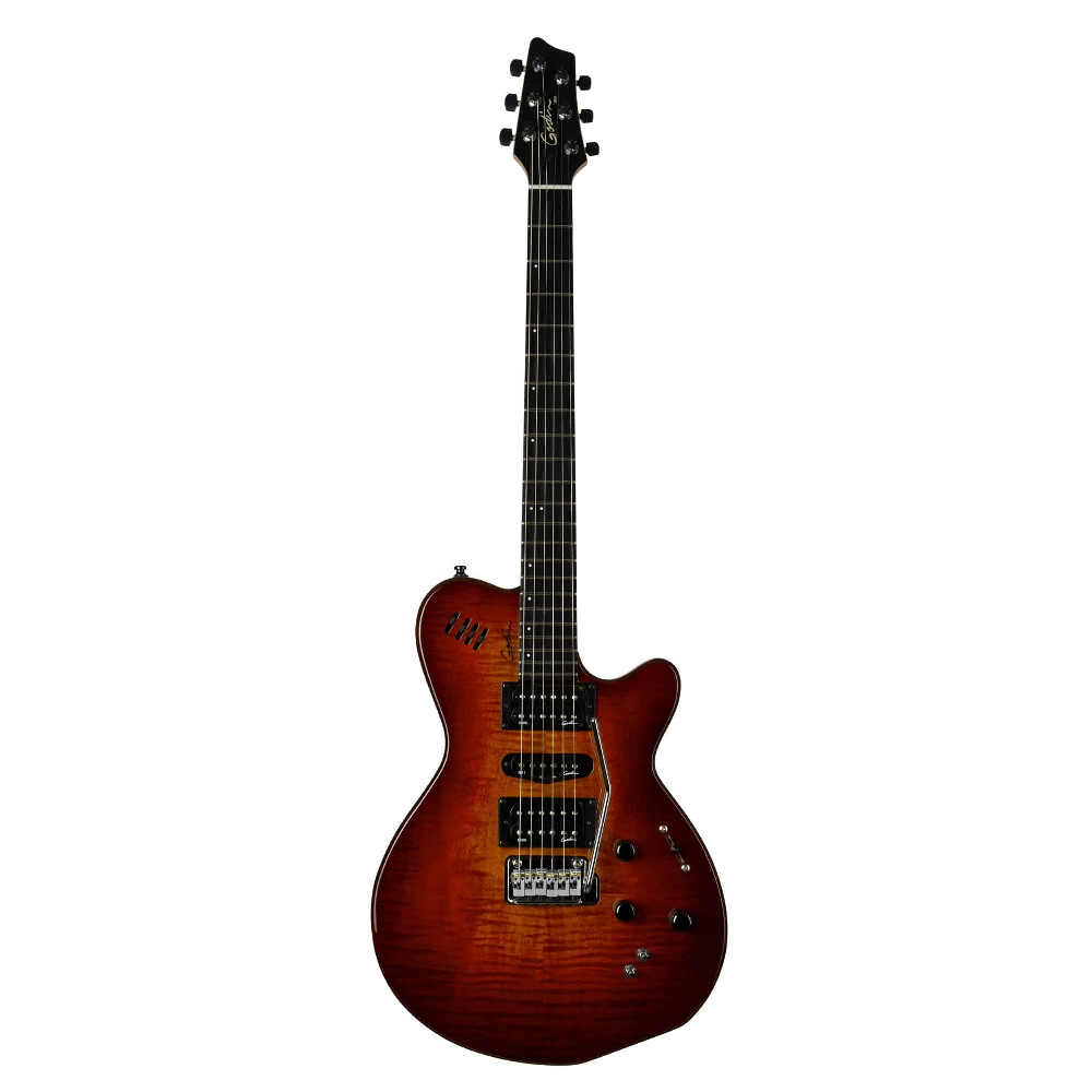 Godin xtSA Light Burst Flame with Bag – Ardens Music