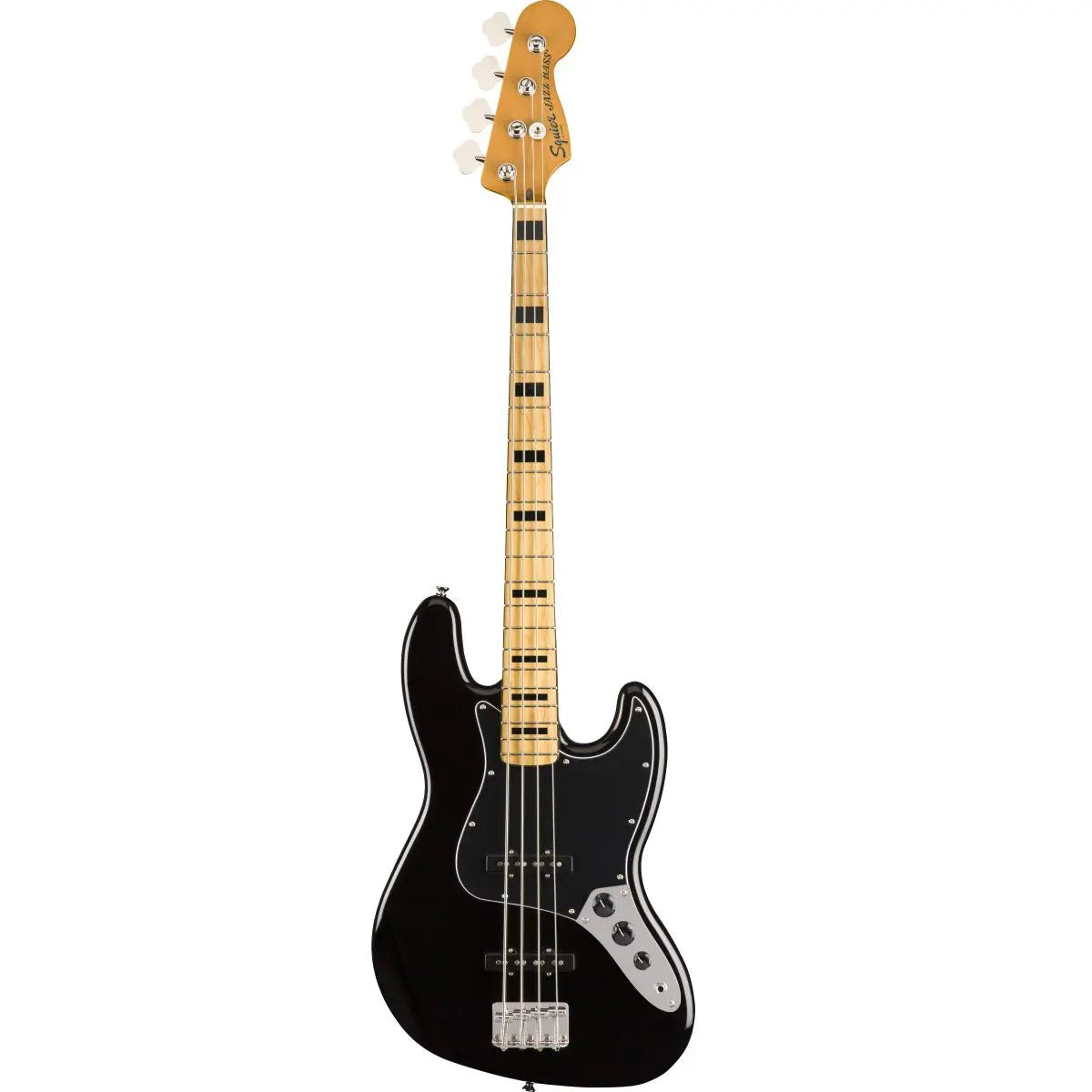 Squier Classic Vibe 70's Jazz Bass Guitar - Black with Maple Fingerboa ...